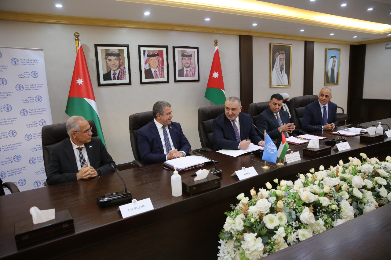 Jordan, FAO sign agreement to improve water use efficiency in ...